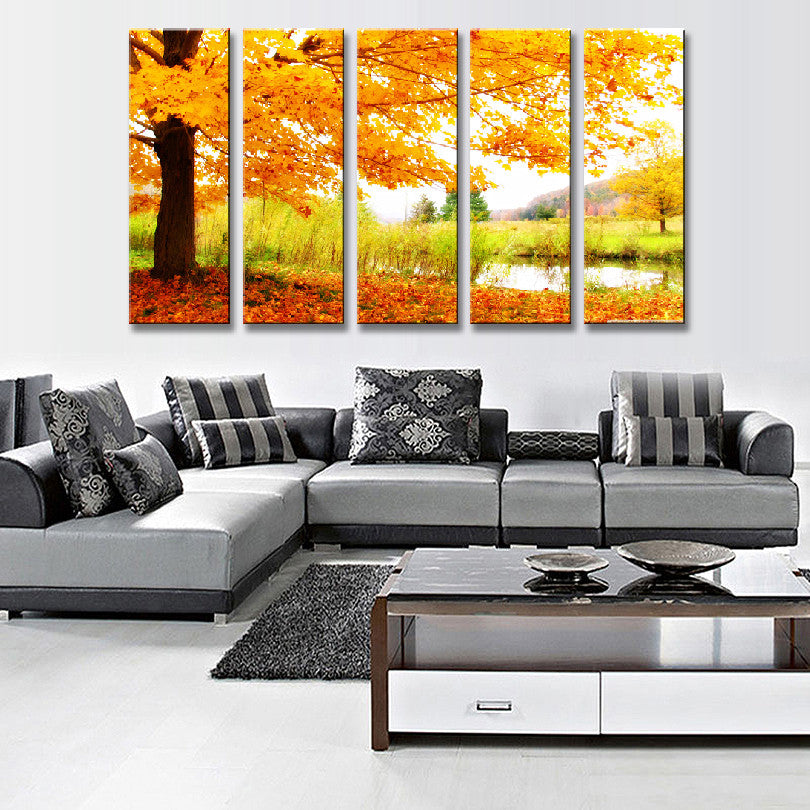 Maple Tree Fall Landscape | BigWallPrints.com