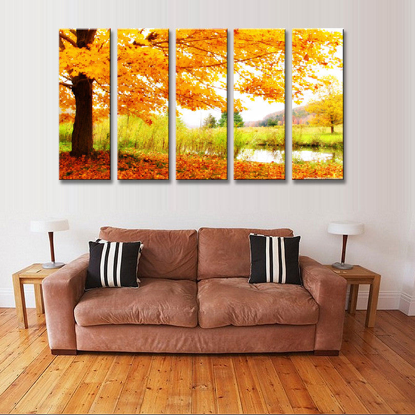 Maple Tree Fall Landscape | BigWallPrints.com