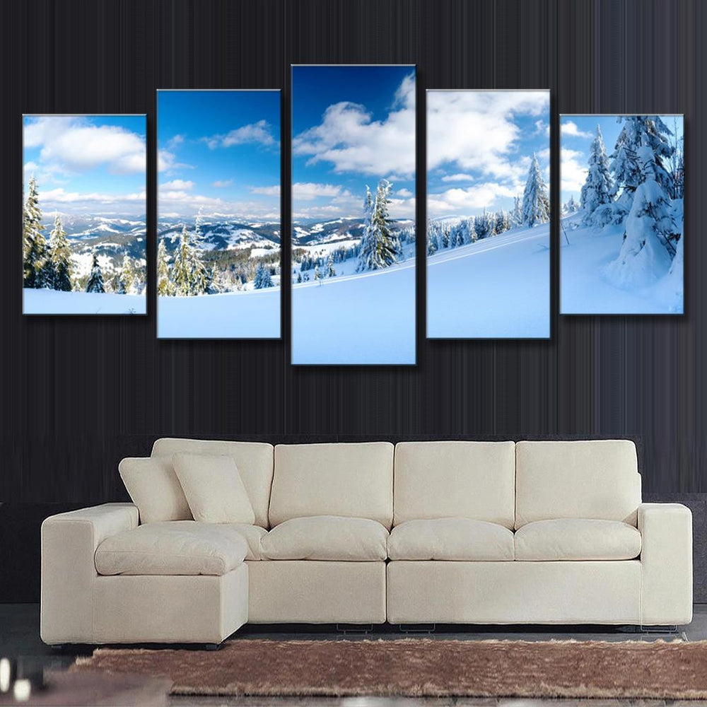 Winter Mountain Landscape | BigWallPrints.com