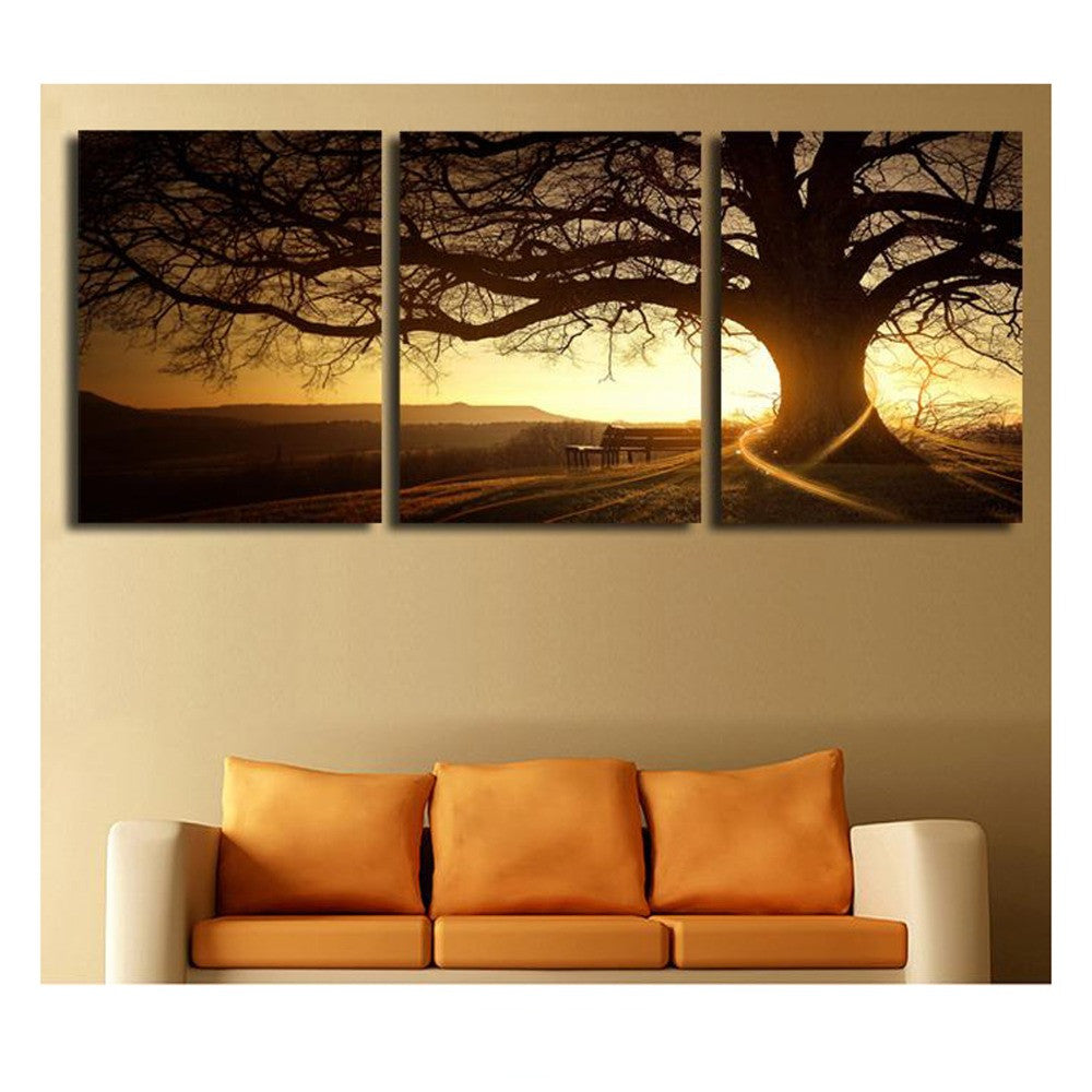 Tree in the Sunset | BigWallPrints.com